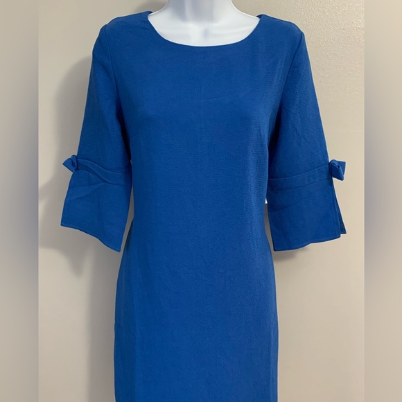Chadwicks | Dresses | Chadwicks Colbalt Blue Dress Nwot | Poshmark